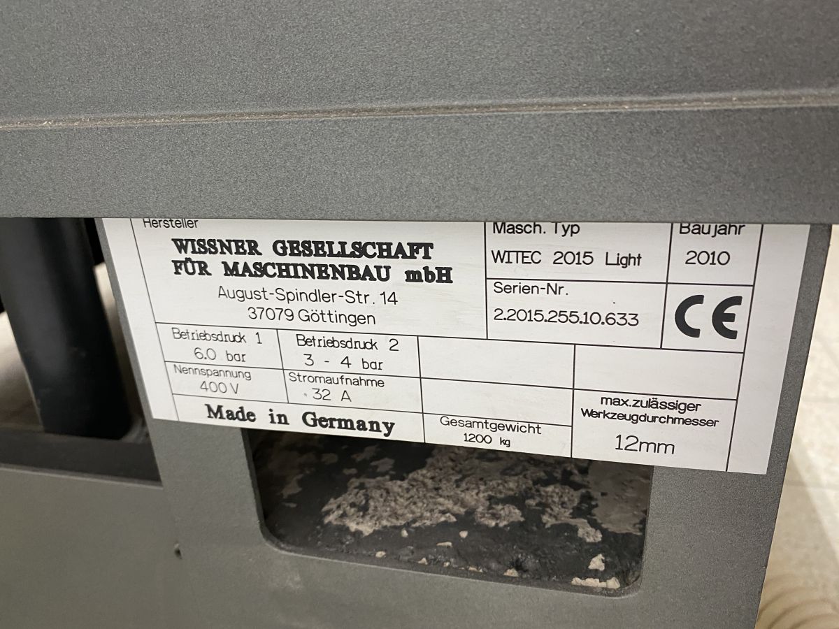 Fraise Wissner Witec 2015 light boXpert, machines for die making and ...